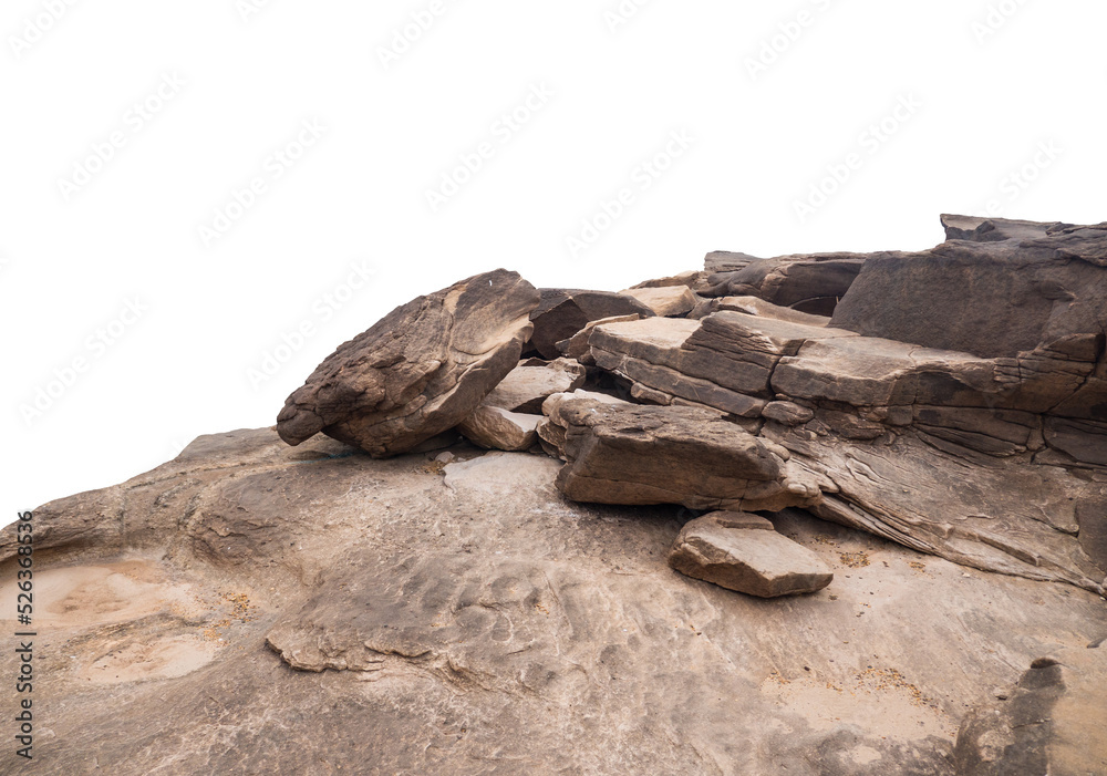 Rock isolated transparency background. Stock Photo | Adobe Stock