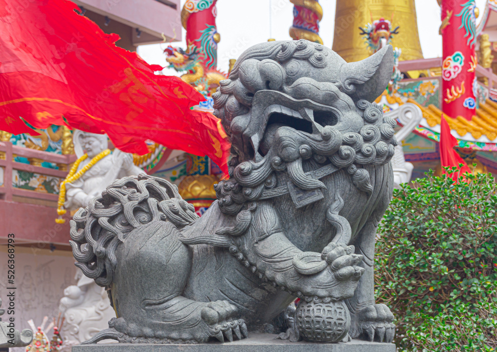 Pixiu, Pi Yao staue is a mythical creature in China,The dragon is a ...