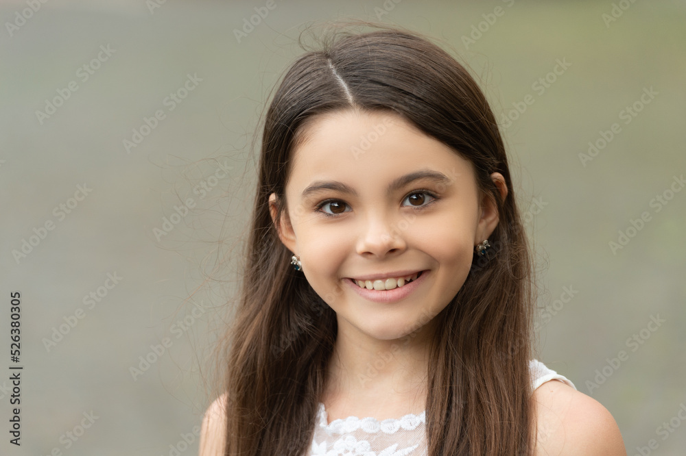 pretty teen girl. adorable girl fashion model. face of teenager girl ...