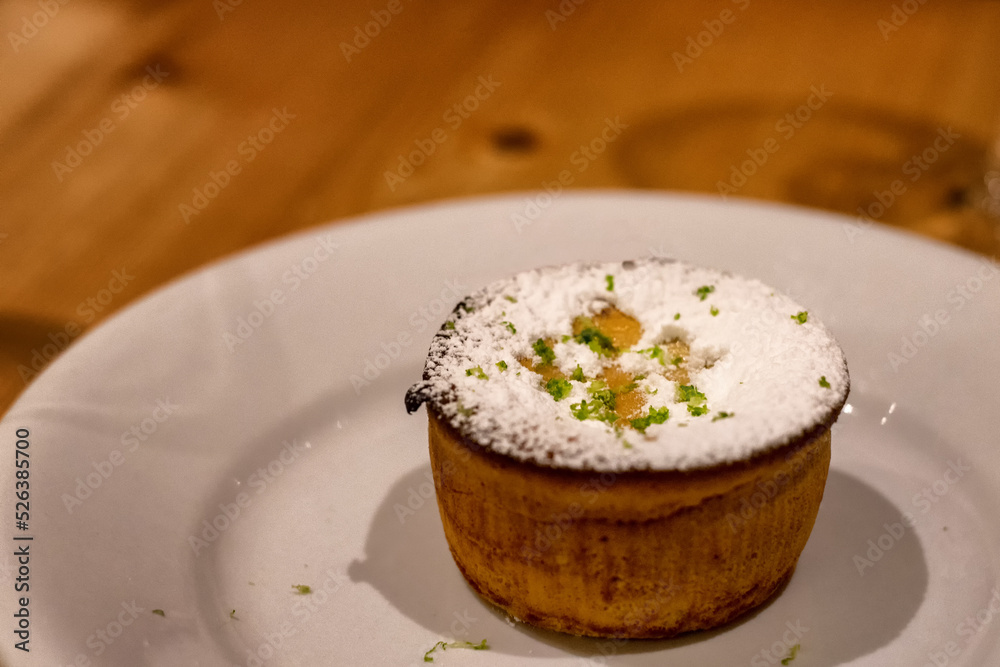 Torta de Santiago, a Spanish almond cake, or St. James' cake, a ...