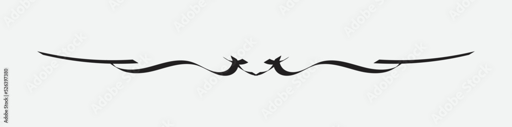 Simple Black Divider Design, Divider Template, border, line Stock ...
