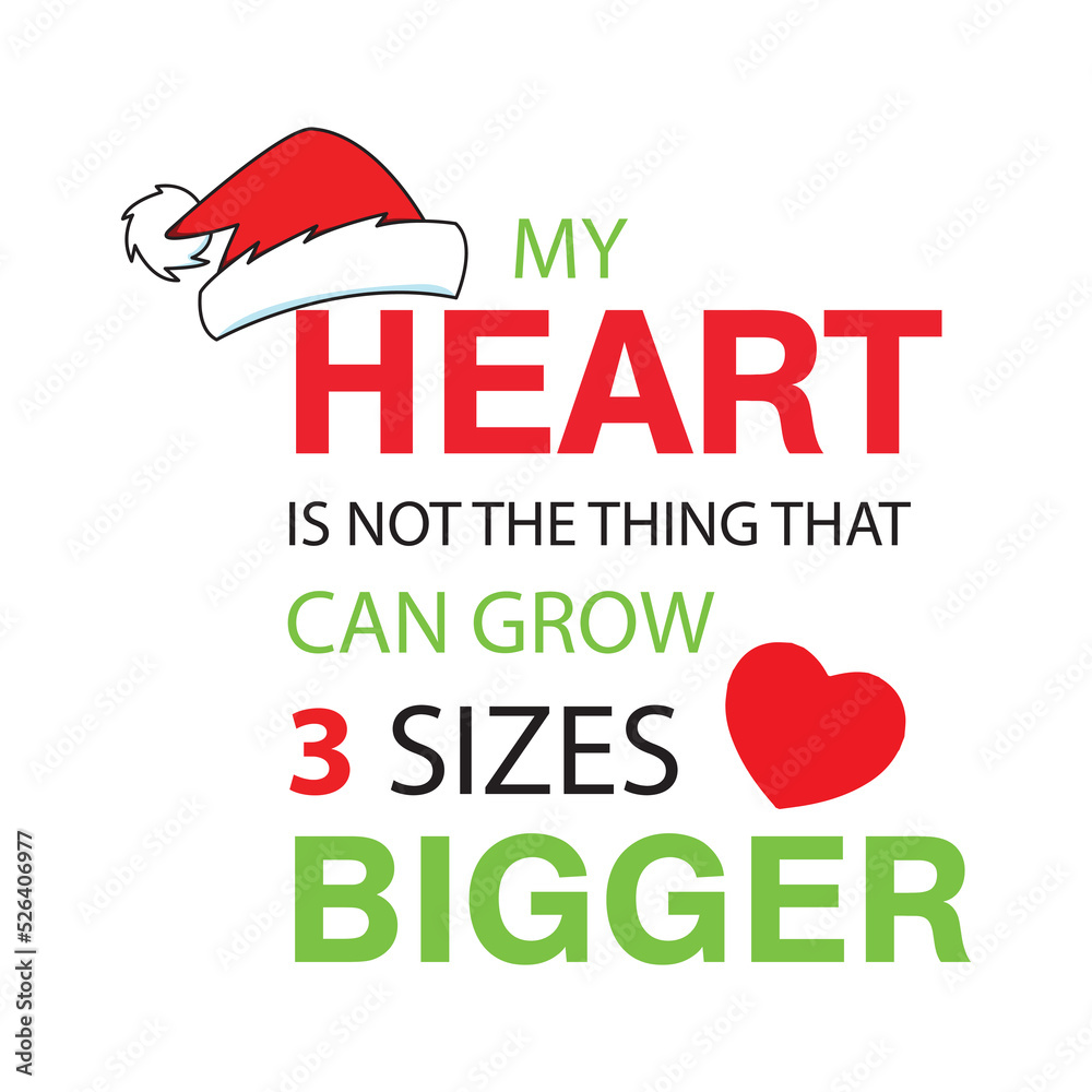 Merry Grinchmas Vector Illustration With Christmas Tree Stock Vector ...