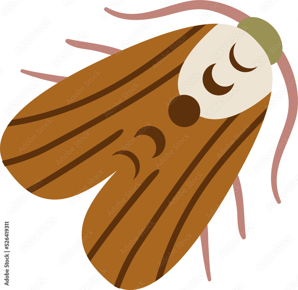 Moon Bug PNG, transparent, illustration. Cute night bug Witchcraft ...