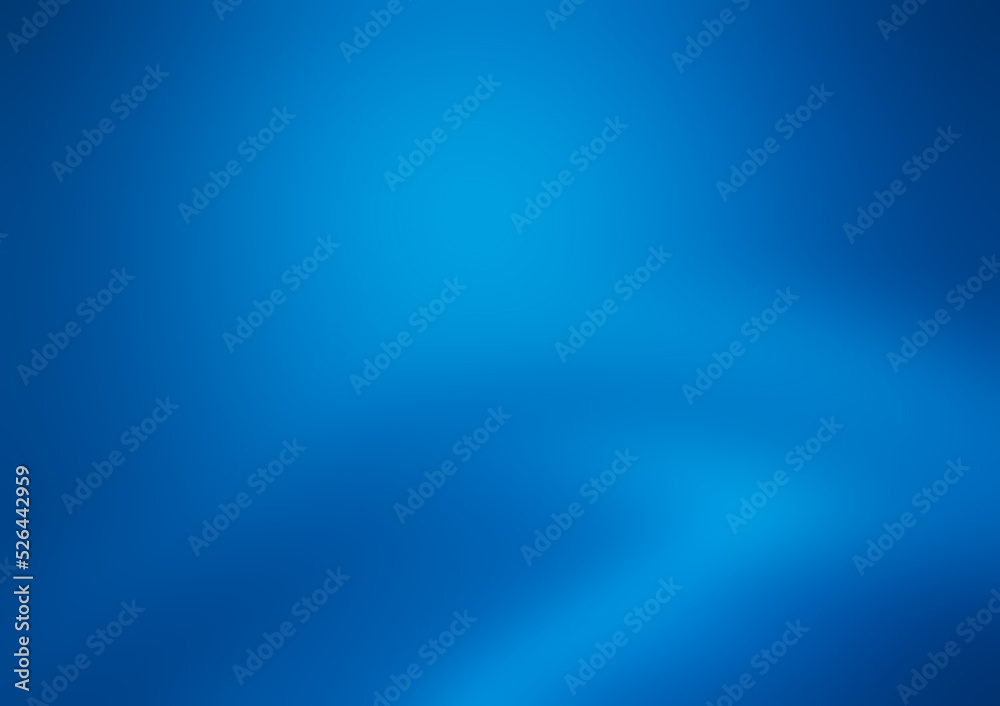 blue gradient abstract background with soft smooth shiny of light ...