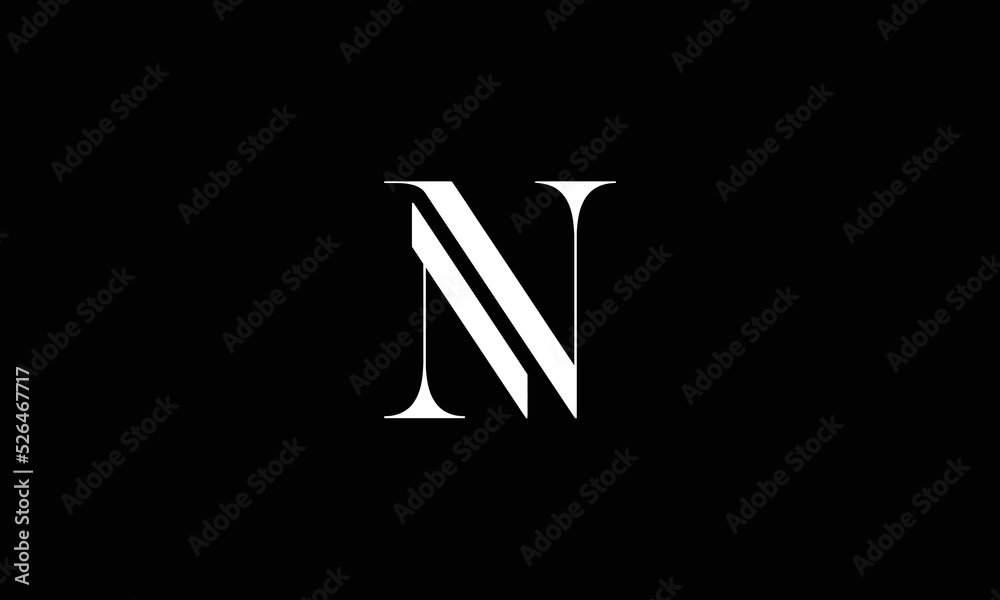 N Letter Logo Wallpaper