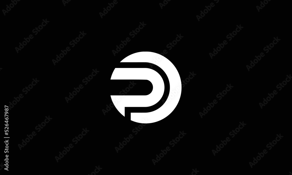 Minimal elegant monogram art logo. Outstanding professional trendy ...