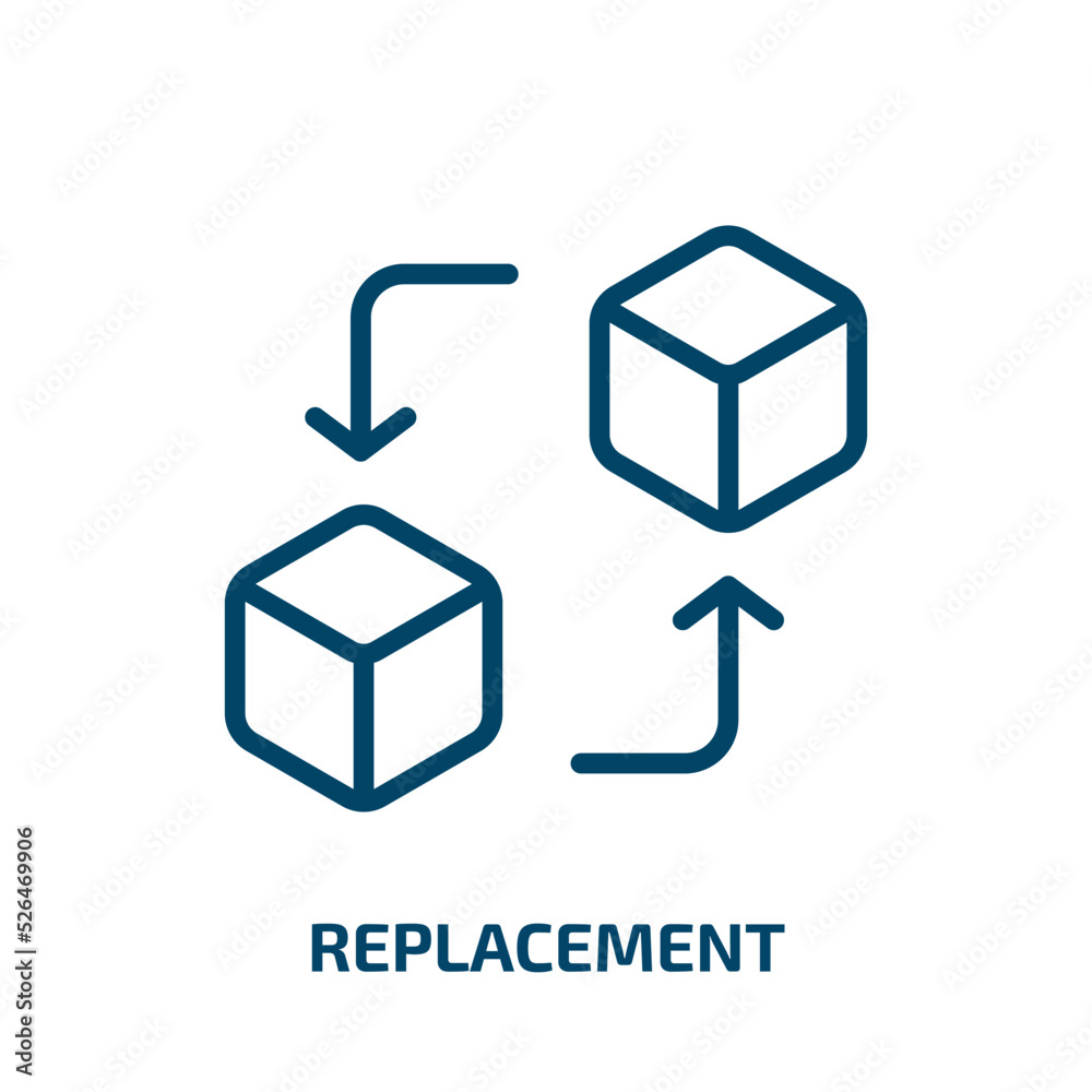 replacement icon from artificial intellegence and future technology ...