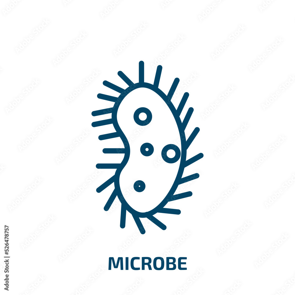 microbe icon from medical collection. Thin linear microbe, infection ... microbe icon from medical collection. Thin linear microbe, infection ...