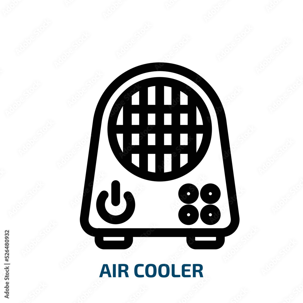air cooler icon from technology collection. Thin linear air cooler ...