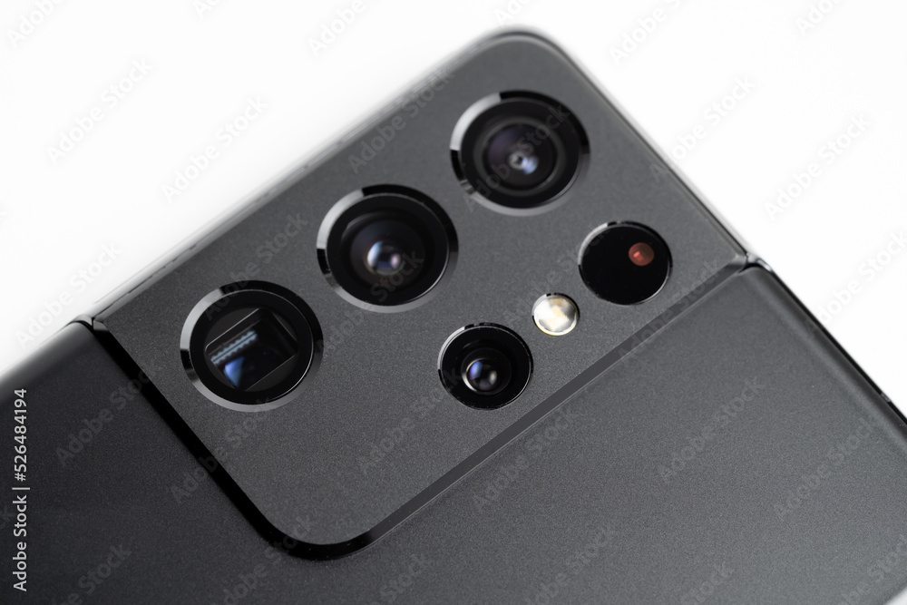 PENANG, MALAYSIA - MAR 11, 2021: Close up of the brand new Samsung ...