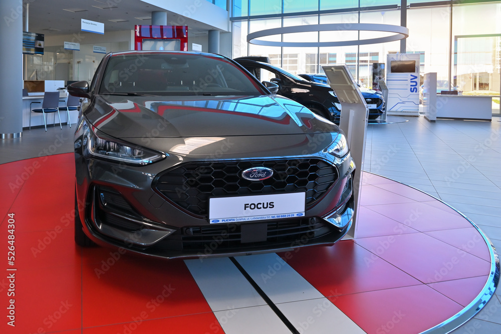 Gdansk, Poland - August 27, 2022: New model of Ford Focus presented in ...