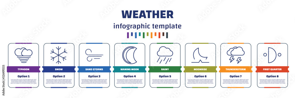 infographic template with icons and 8 options or steps. infographic for ...