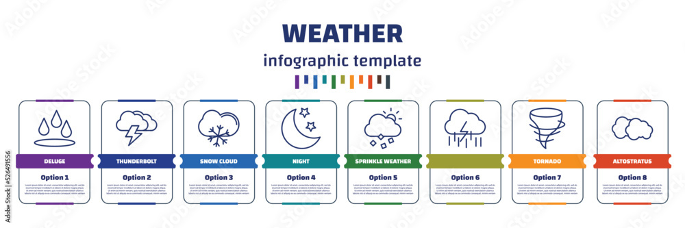 infographic template with icons and 8 options or steps. infographic for ...