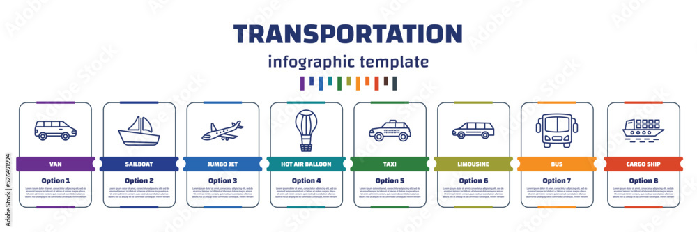 infographic template with icons and 8 options or steps. infographic for ...