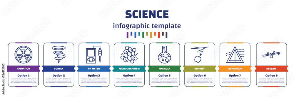infographic template with icons and 8 options or steps. infographic for ...