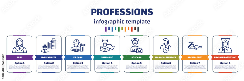 infographic template with icons and 8 options or steps. infographic for ...