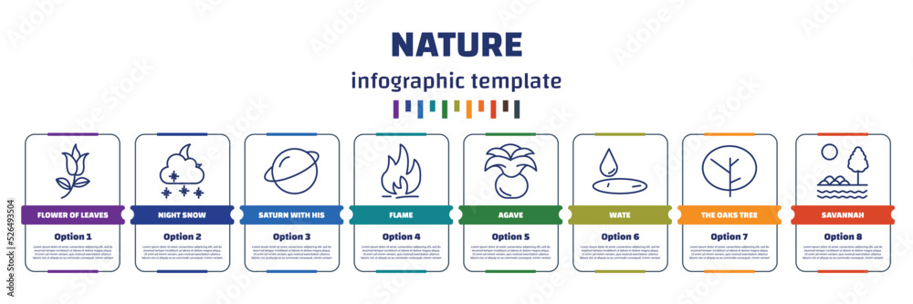 infographic template with icons and 8 options or steps. infographic for ...