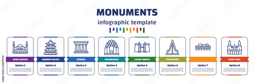 infographic template with icons and 8 options or steps. infographic for ...