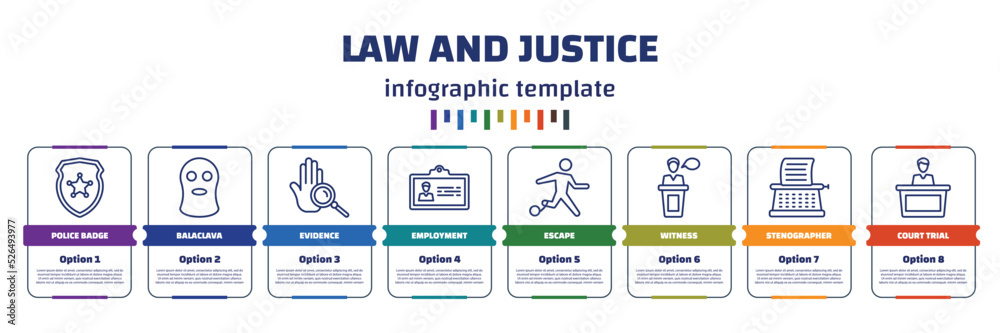 infographic template with icons and 8 options or steps. infographic for ...