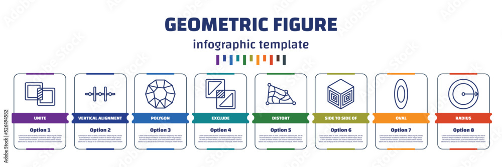infographic template with icons and 8 options or steps. infographic for ...