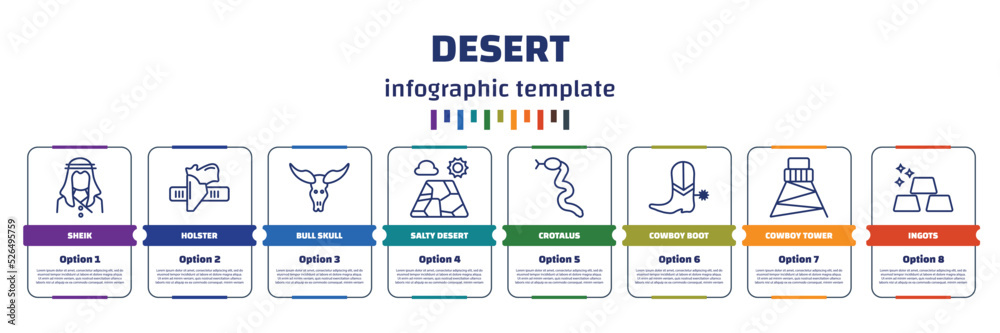 infographic template with icons and 8 options or steps. infographic for ...