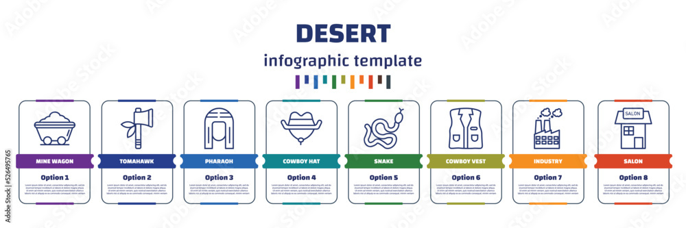 infographic template with icons and 8 options or steps. infographic for ...