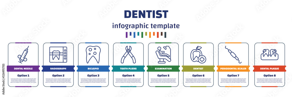 infographic template with icons and 8 options or steps. infographic for ...