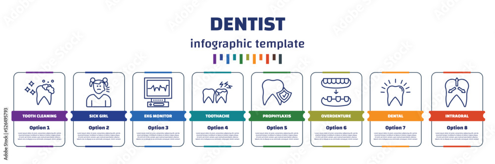 infographic template with icons and 8 options or steps. infographic for ...