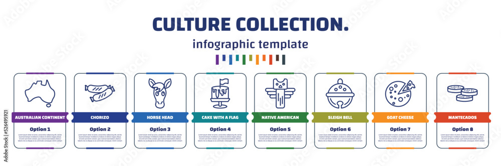 infographic template with icons and 8 options or steps. infographic for ...