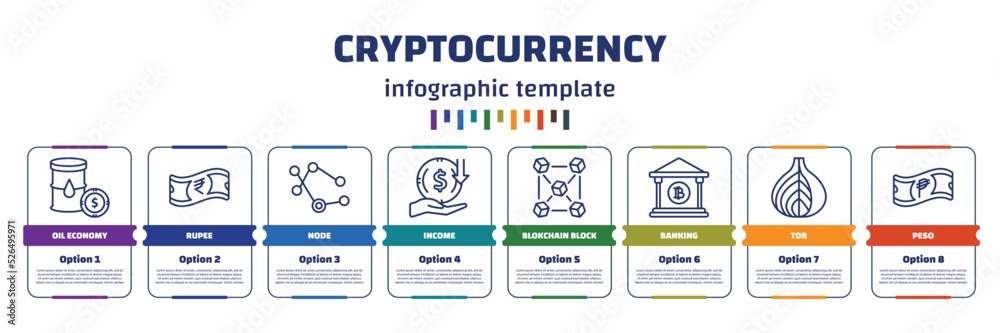infographic template with icons and 8 options or steps. infographic for ...