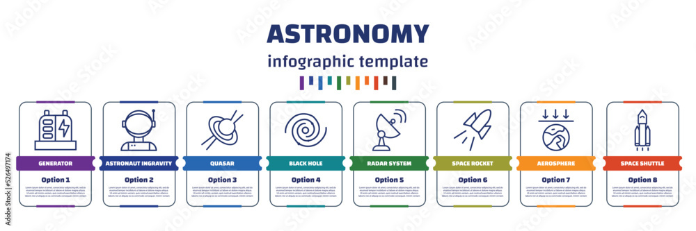 infographic template with icons and 8 options or steps. infographic for ...