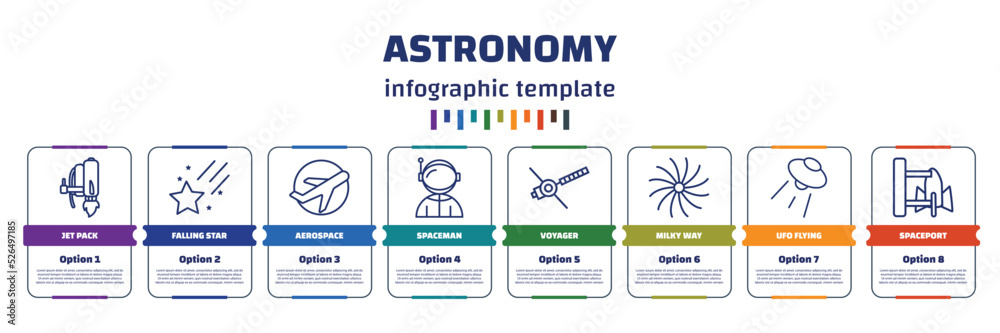 infographic template with icons and 8 options or steps. infographic for ...