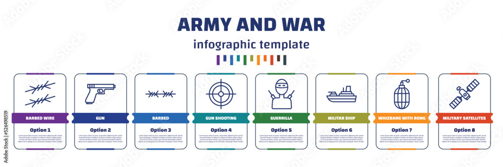 infographic template with icons and 8 options or steps. infographic for ...