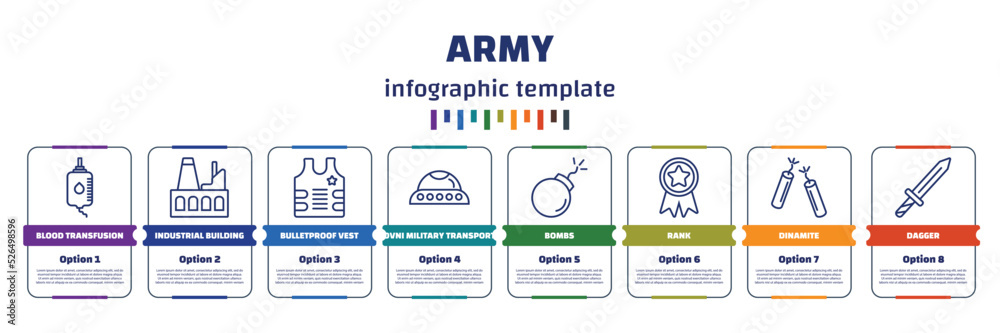 infographic template with icons and 8 options or steps. infographic for ...