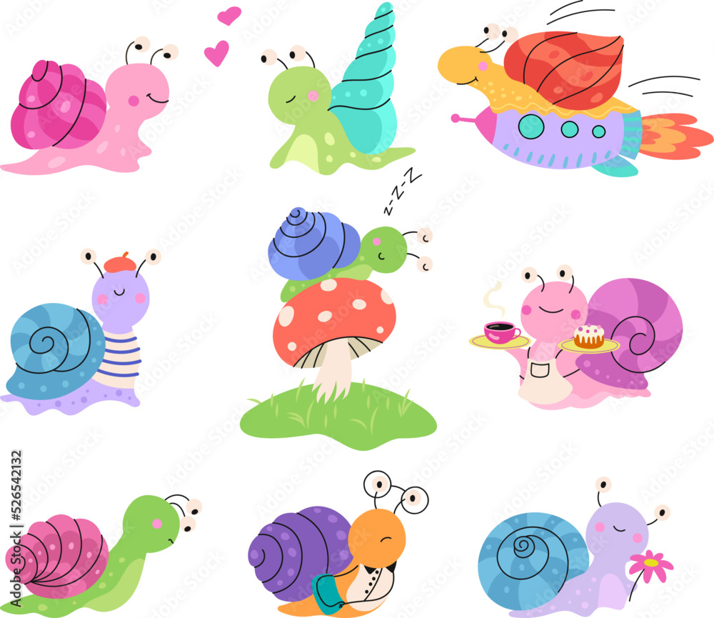 Cute Slug Clipart