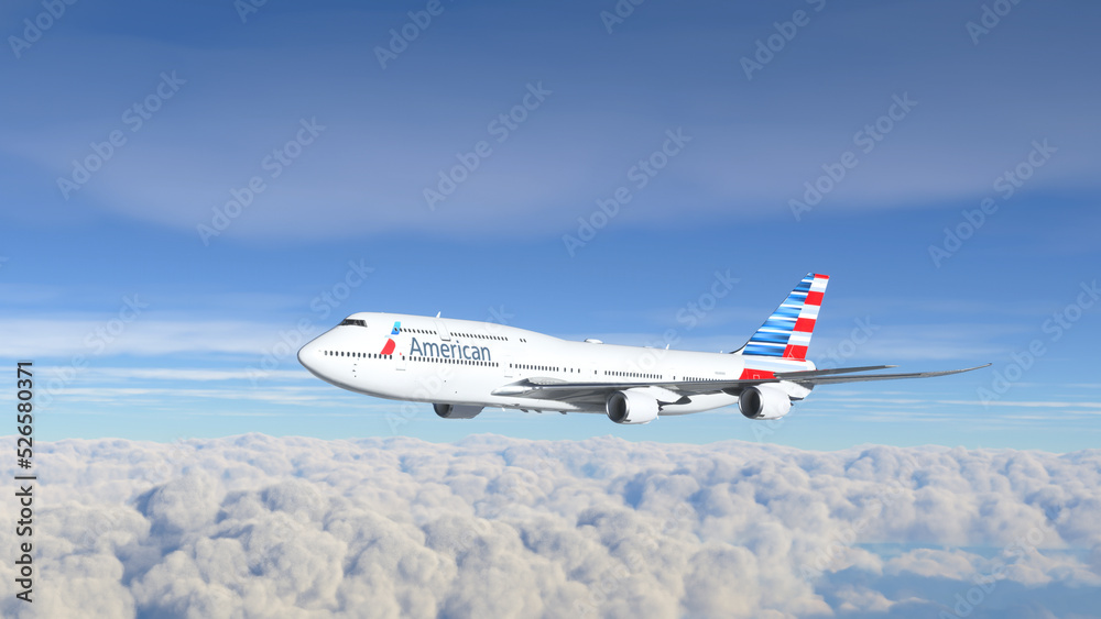American Airlines Plane 747