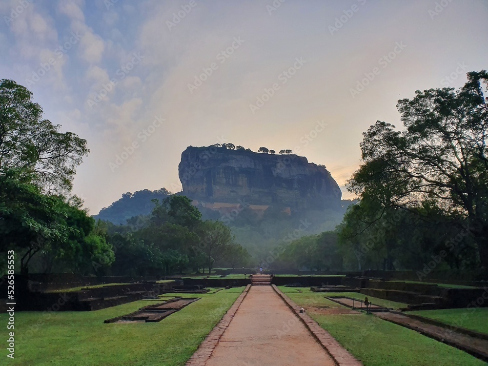 Beautiful Sigiriya rock in Sri Lanka Stock Photo | Adobe Stock