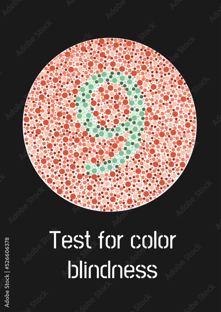 Poster Ishihara test for color blindness – Wall Art | UkPosters