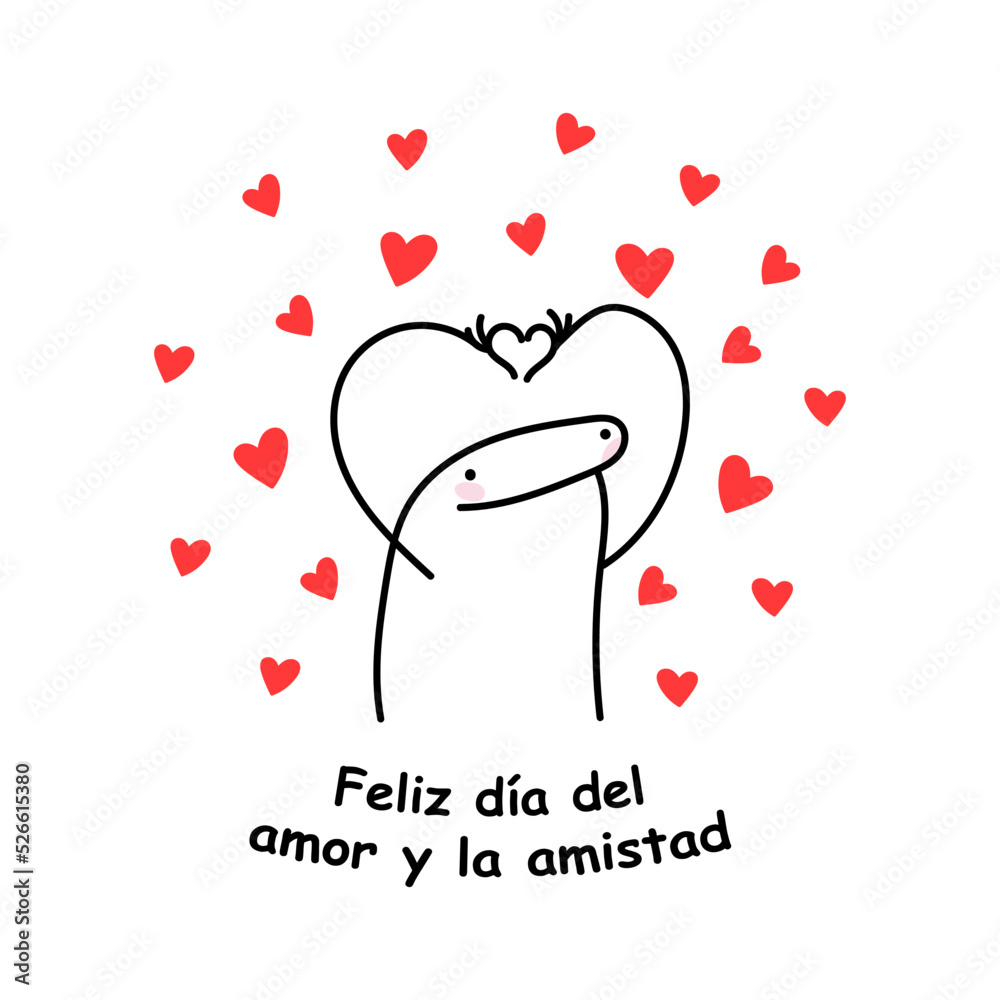 Stockvector ilustración vectorial graciosa del meme flork de internet ...