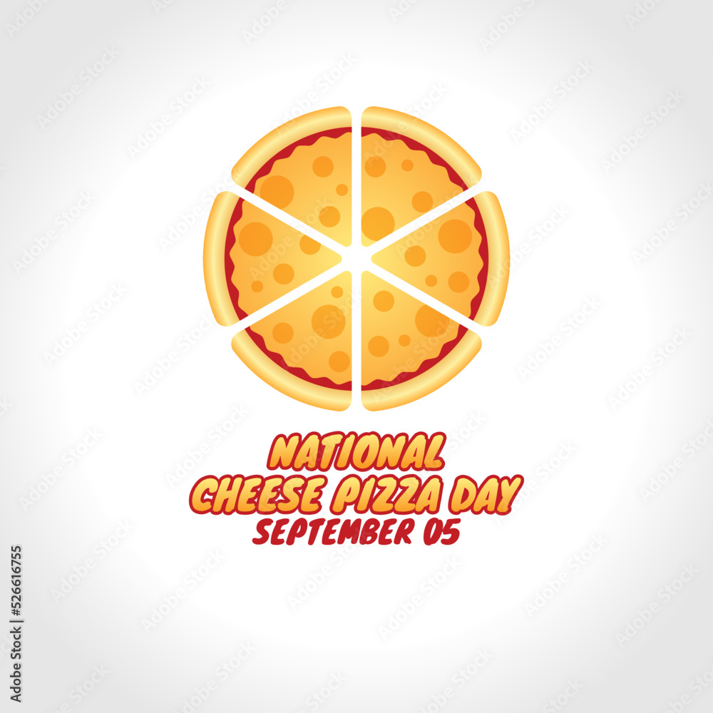 Vetor de vector graphic of national cheese pizza day good for national ...