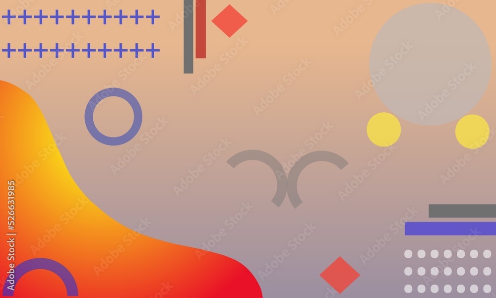 gradient abstract background with colorul graphic icons for templates ...