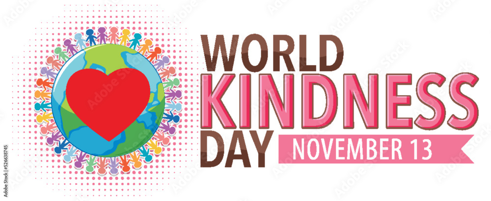 World Kindness Day Logo Concept Stock Vector | Adobe Stock