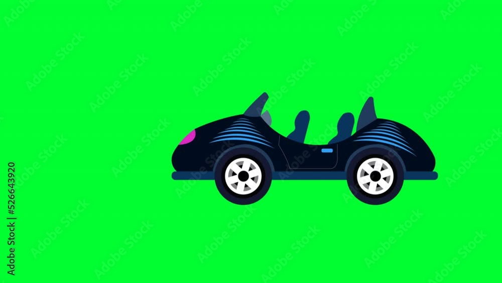 Luxury colorful Car Green screen Animation. Remove Green color and Use ... Luxury colorful Car Green screen Animation. Remove Green color and Use ...