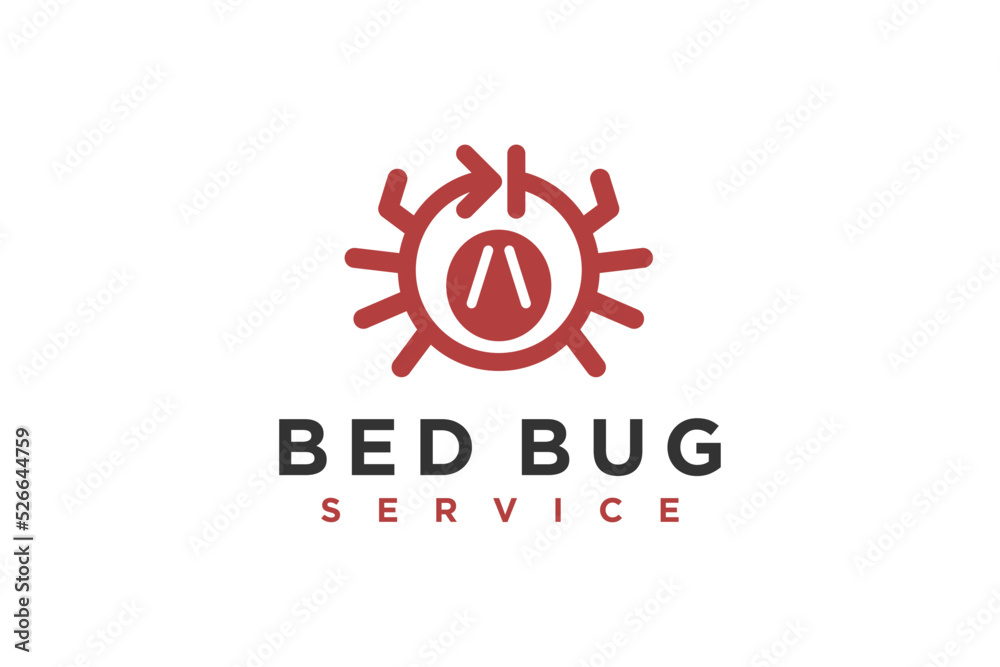 Insect repellent home service logo design bed bug family care house ...