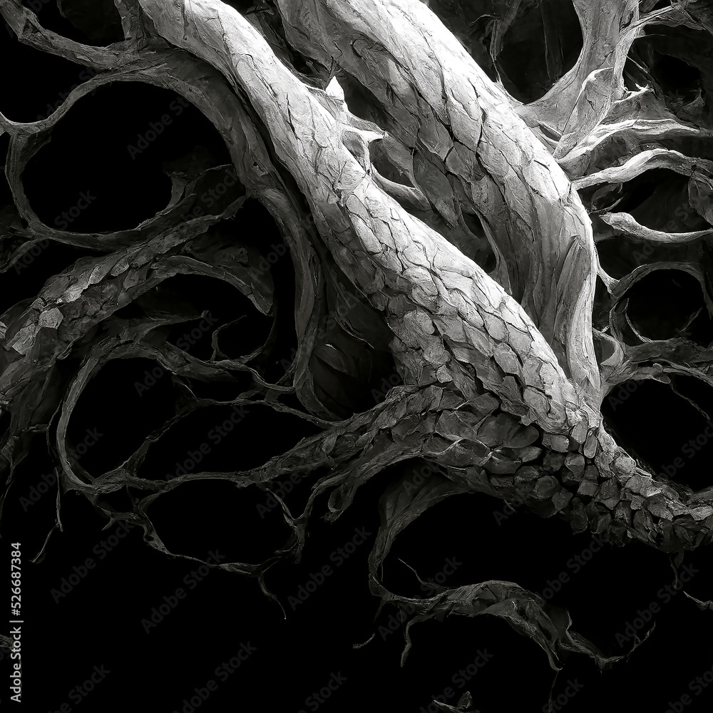 snake scale texture seamless monochrome Stock Illustration | Adobe Stock