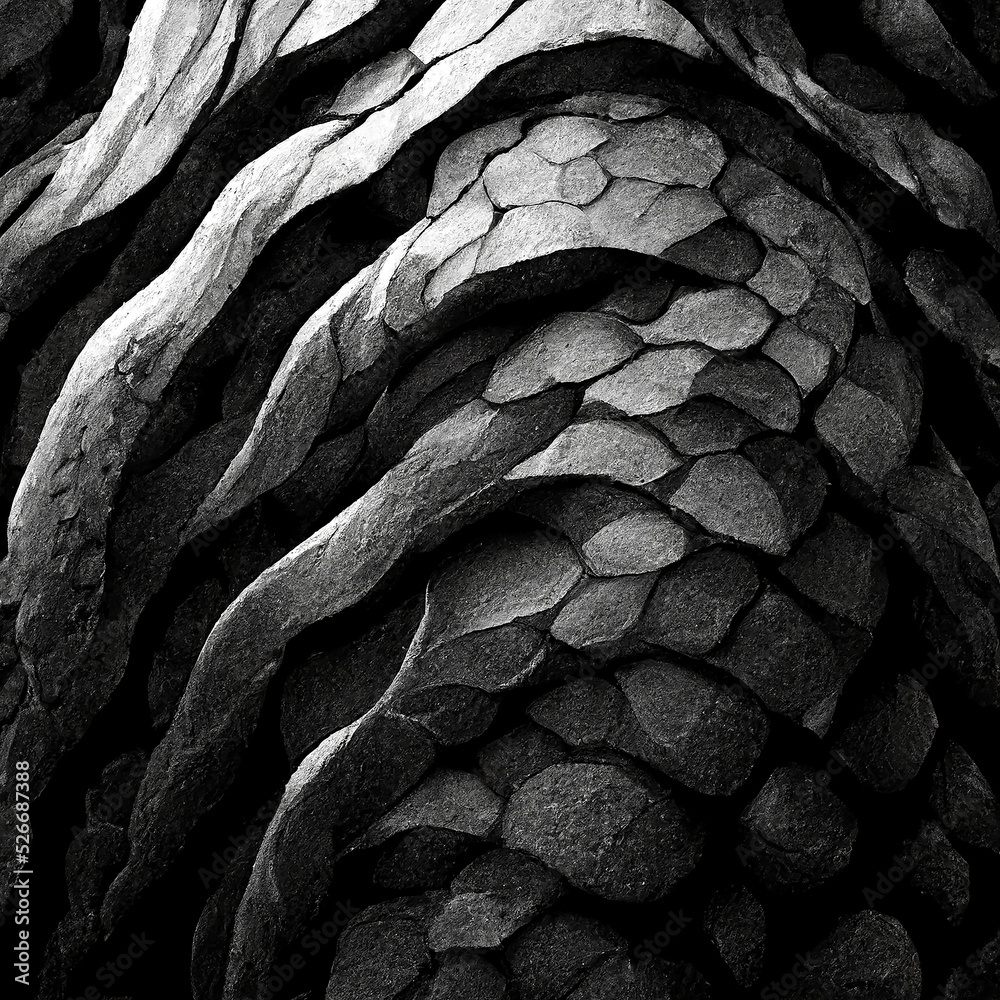snake scale texture seamless monochrome Stock Illustration | Adobe Stock
