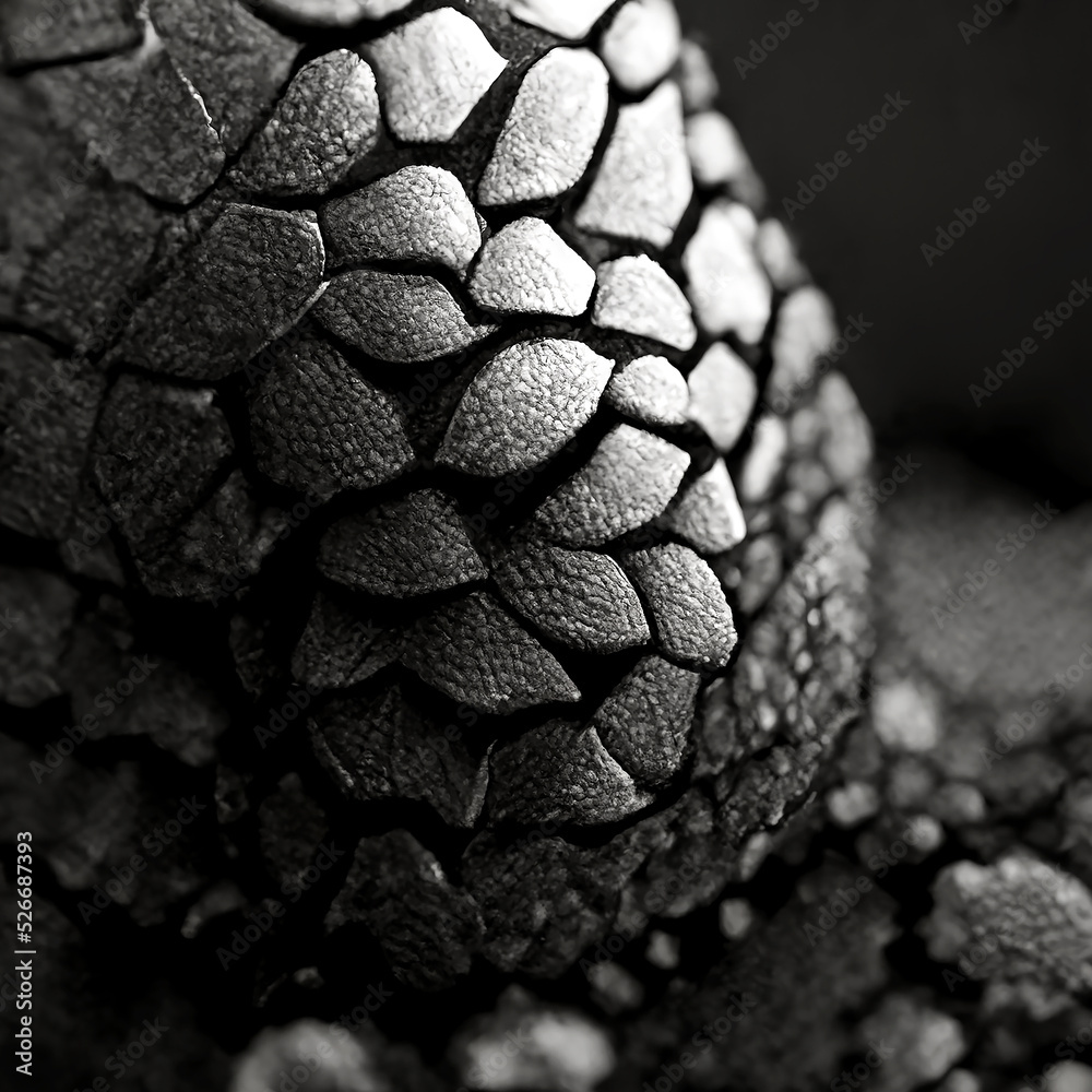 snake scale texture seamless monochrome Stock Illustration | Adobe Stock