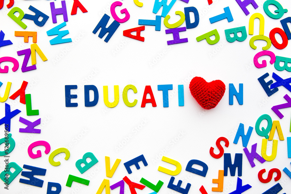 Wood Alphabet letters for starters learn English. colorful letters toys ...