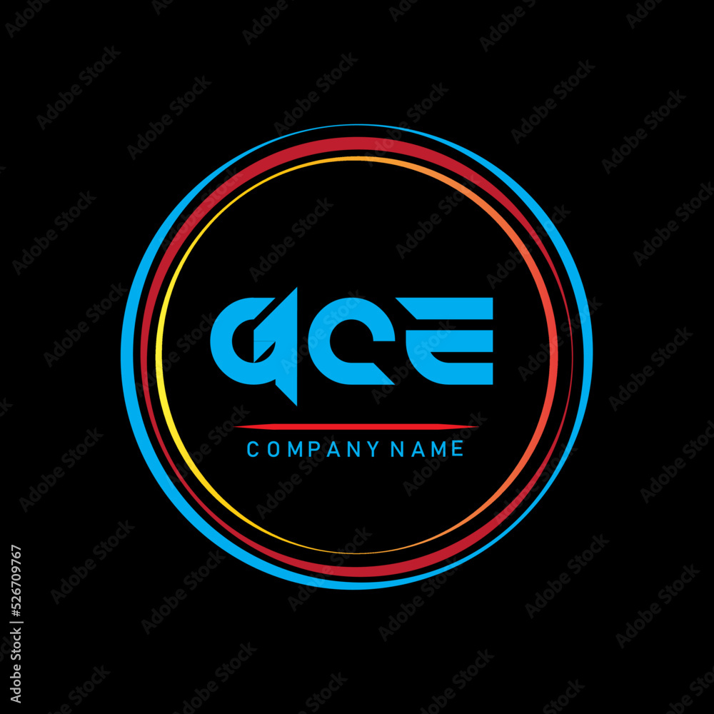GCE simple logo for company,GCE t-shirt logo design,GCE letter logo design on black background ...