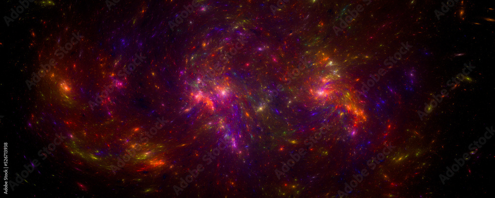 Dreamland background . Starry outer space background texture . Colorful ...